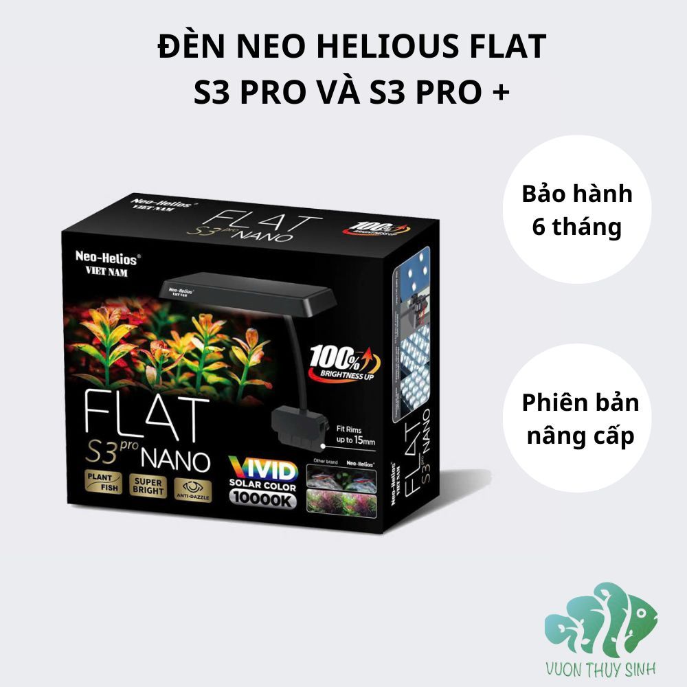 Neo Helios Flat S3 Pro ไฟตู้ปลาธรรมชาติ 8w และ 13w | Shopee Thailand