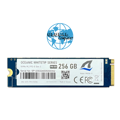 Ssd 256GB SSTC Oceanic Whitetip NVMe M2 PCI-e Gen 3 (SSTC-PHI-E13256 ...