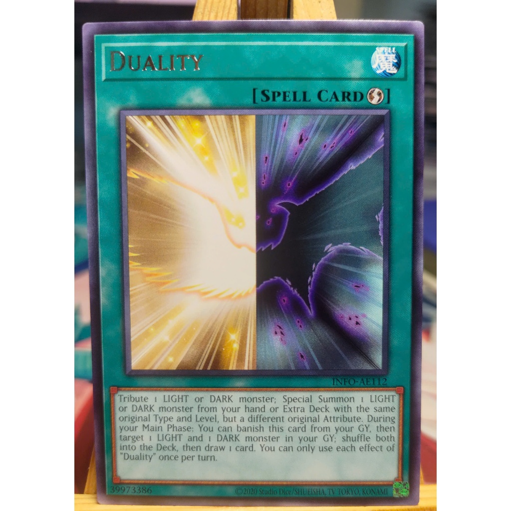 [KW2 Yugioh] [EN-AE] INFO-AE112 Duality Card – หายาก | Shopee Thailand