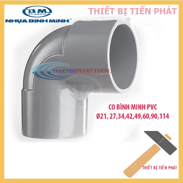 Smooth Shrink PVC Plastic Binh Minh Full Size Pipe 21, 27, 34, 42, 49, 60, 90, 114mm (เงินสด 90 ...
