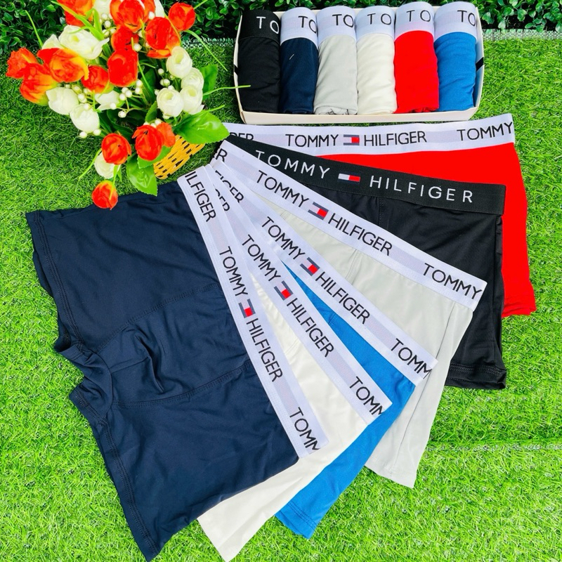 [กางเกง Box of 4 - กางเกงในกล่อง 5 ตัว] TOMMY Cold Elastic Boxer Mens ...