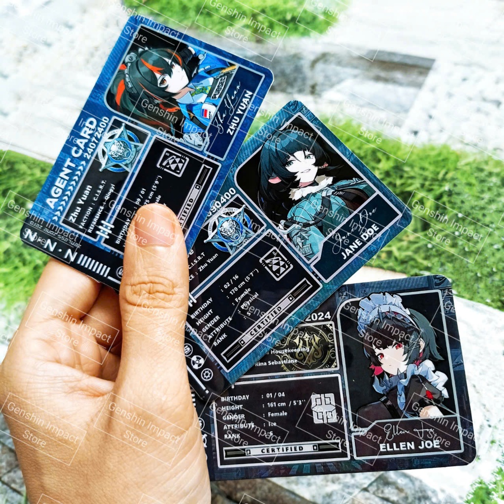 รูปถ่ายบัตรประจําตัวนามบัตร Zenless Zone Zero | Shopee Thailand