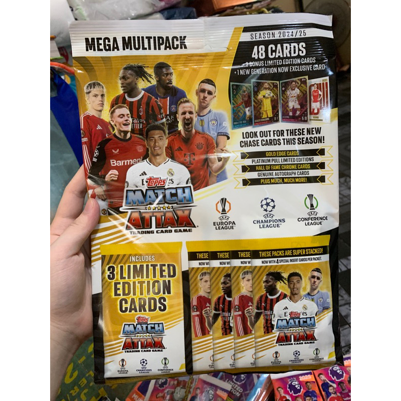 MATCH ATTAX MEGA MULTIPACK 24/25 PLAYER CARD PACK | Shopee Thailand