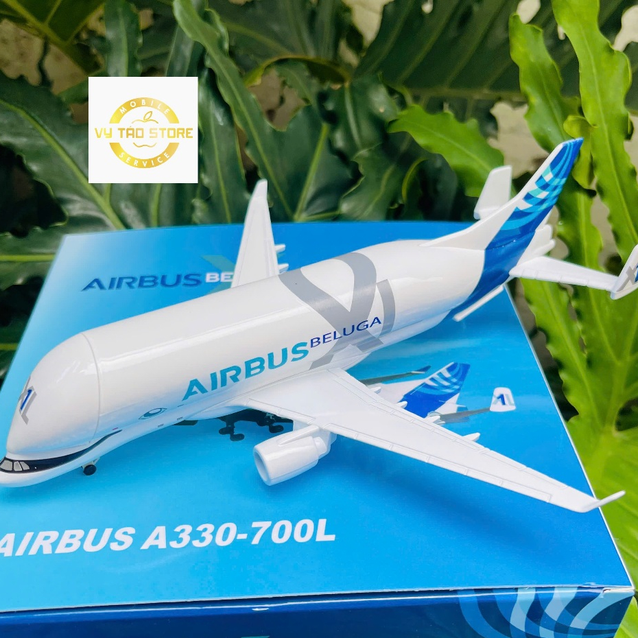 Airbus Beluga XL Super Transport Plane Model White Whale Scale 1:400 ...
