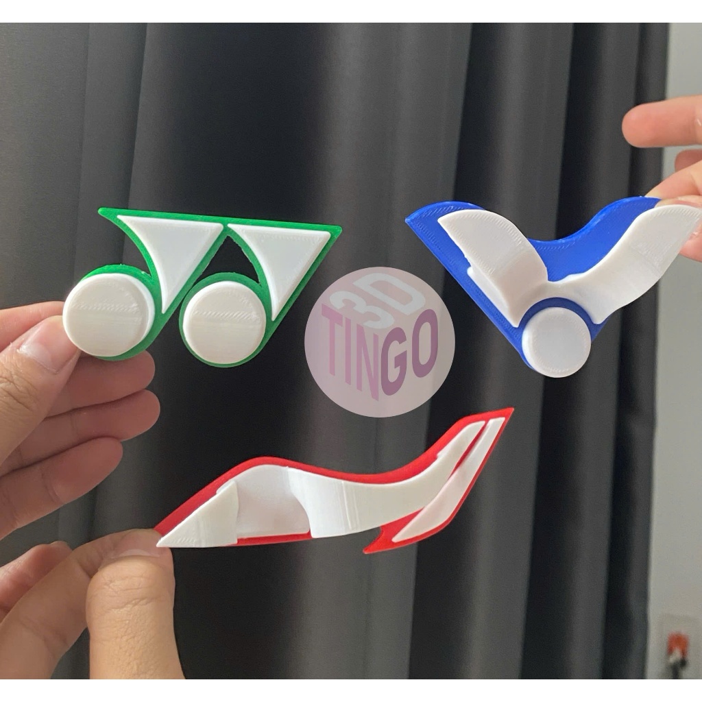 (สีปกติ) เสาหินแข็งแรง YoNeX, LiNinG, VicToR ที่แขวนไม้แบดมินตันพิมพ์ ...