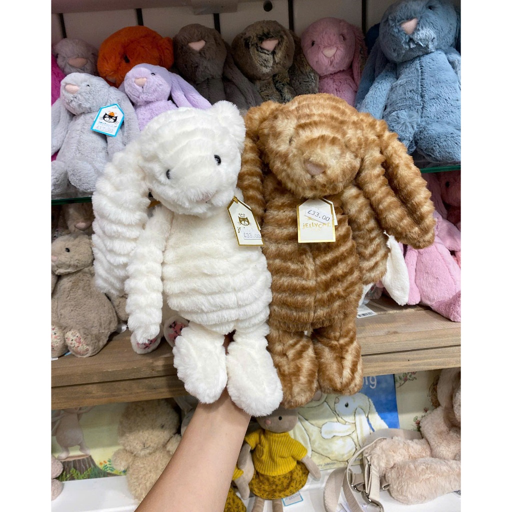 Jellycat Bashful Luxe Bunny Nimbus 31cm Full Stamp + Rib Tag Gift ...