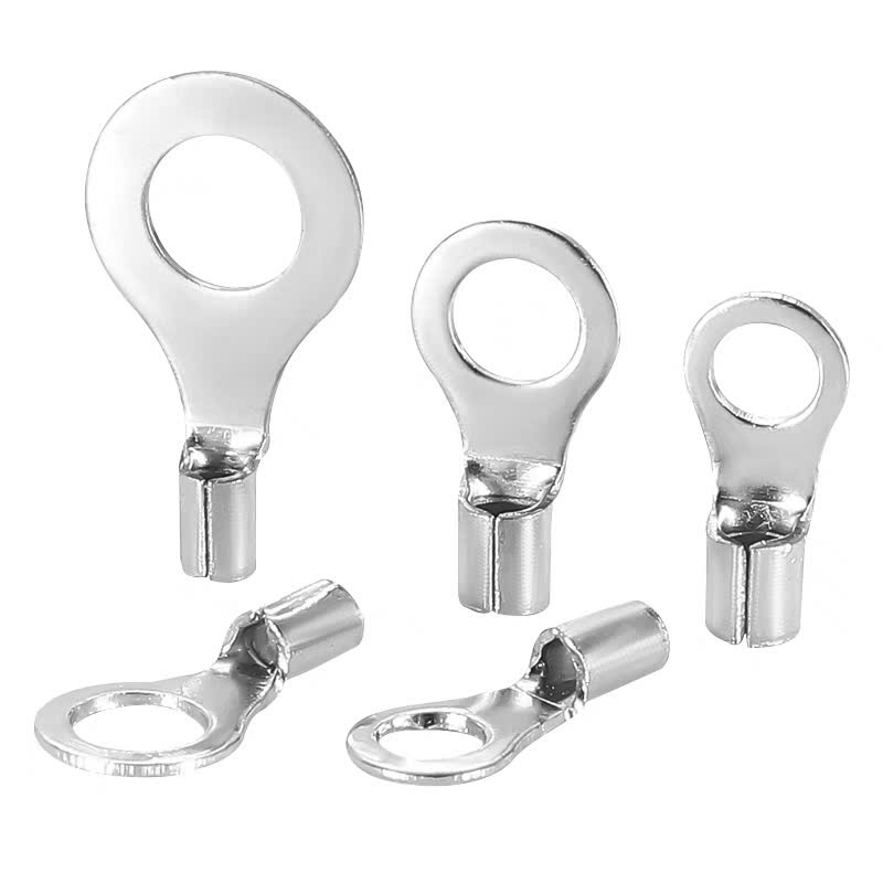 Bare round cos head หัว cos รูปตัว o แกนเจาะ ลวดกดกลมเปลือย 0.5-1.5mm2 ...