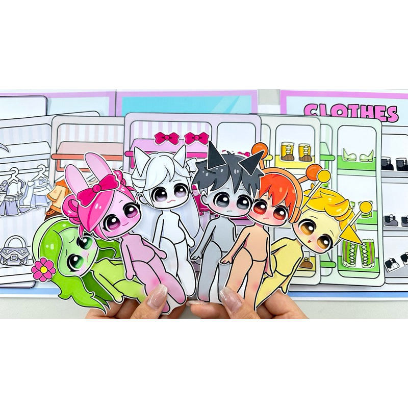 รุ่นพิเศษ Sprunki Gacha ของเล่นลอกแล้วติด - มีหลายชุดและอุปกรณ์เสริม ...