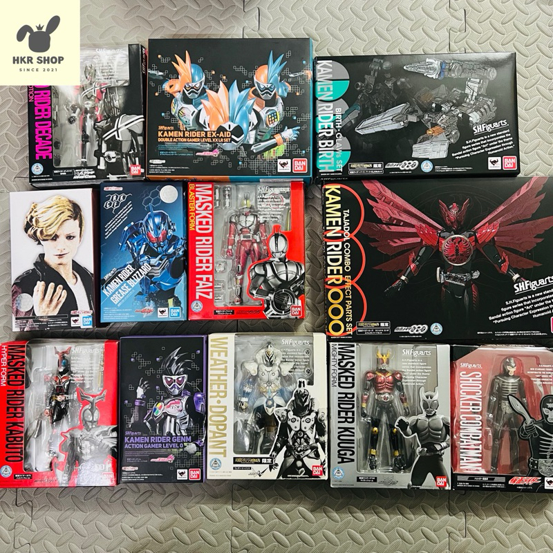 Shfiguarts Kamen Rider Faiz / Kabuto / Ooo / Build / Ex-aid Shf Bandai ...