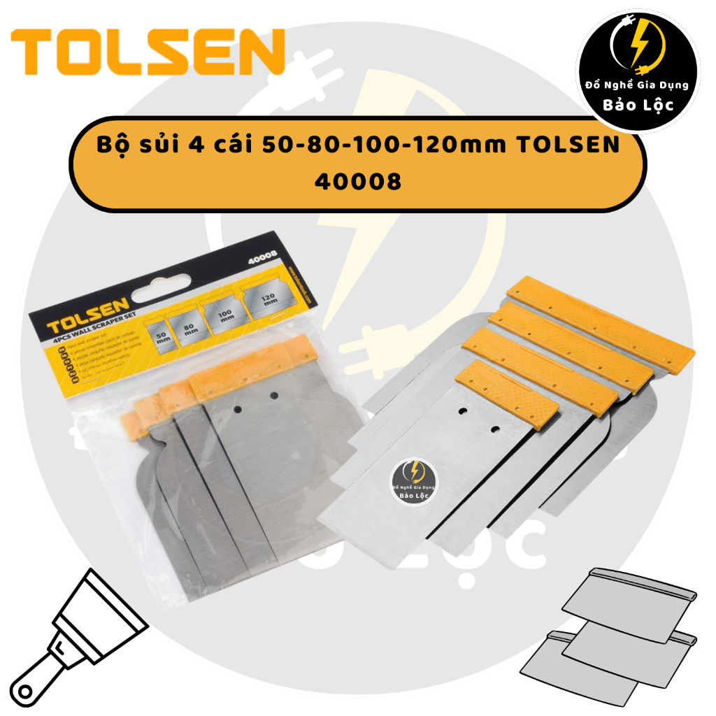 Tolsen 40008 50-80-100-120mm HEATER SET - สินค้าของแท้ | Shopee Thailand