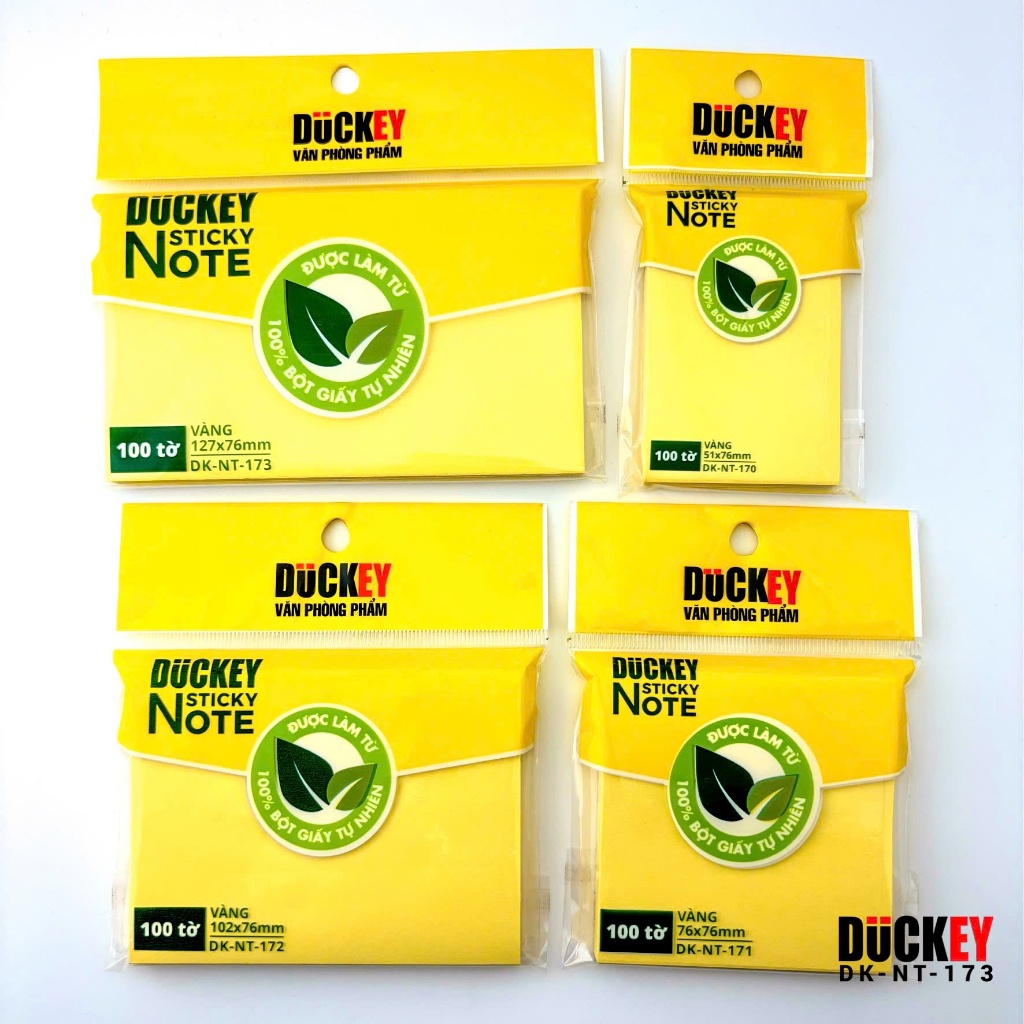 Duckey NT173 กระดาษโน๊ตสํานักงาน - 100 แผ่น / ชุด - ขนาด 76*127mm ...