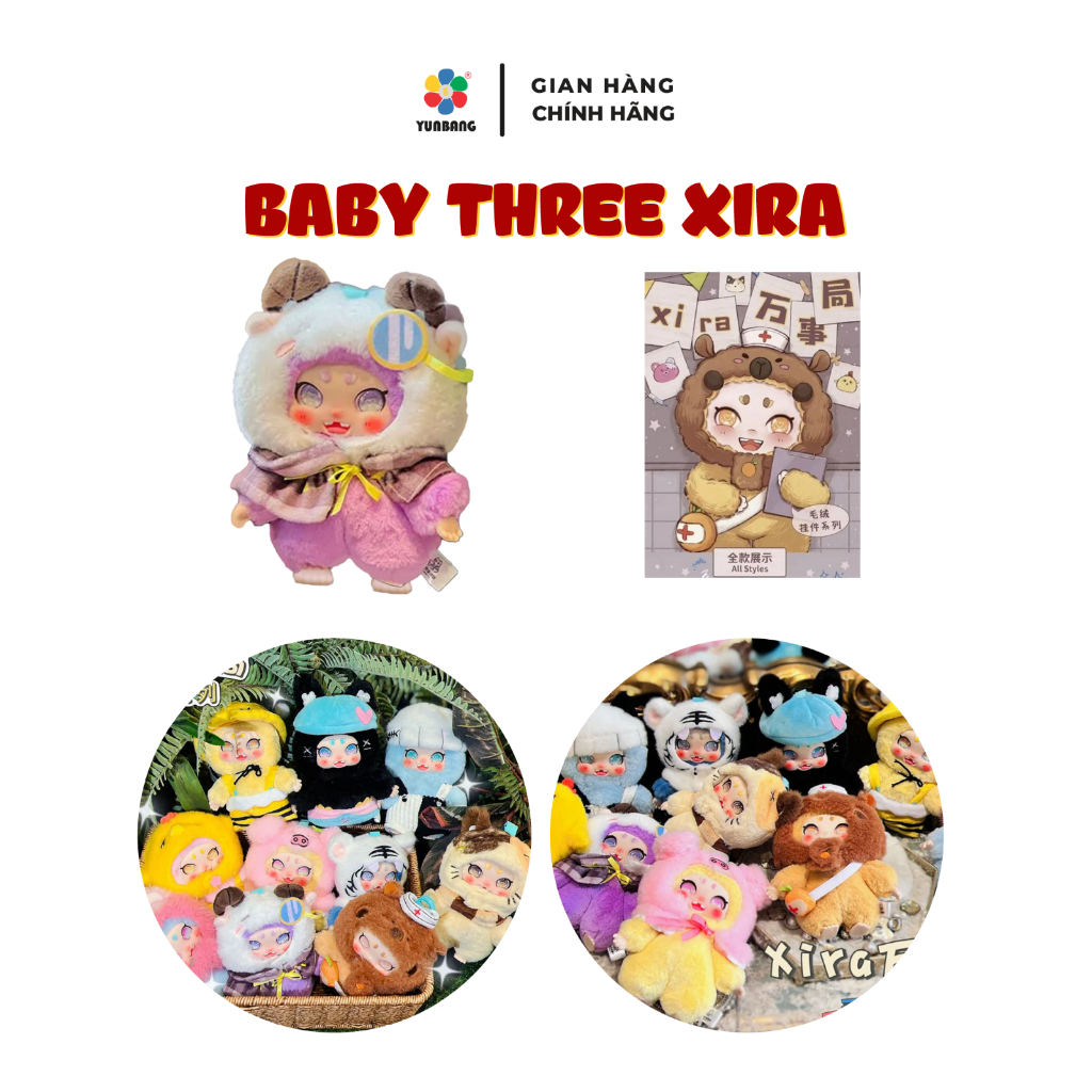 [GENUINE] ของเล่น BLIND BAG BABY THREE XIRA ALL THINGS BUREAU PLUSH ...