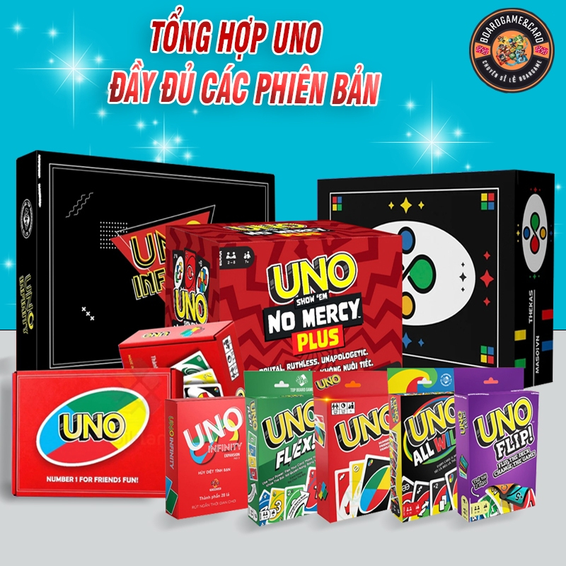 Uno Full Basic Version + Expansion uno card Boardgame สําหรับกลุ่ม ...