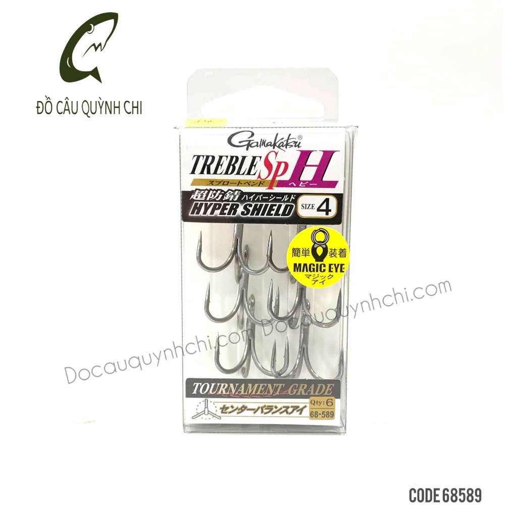 Gamakatsu 3 Blade 68589-4-0: Treble SP Heavy (HPS) 4 Quynh Chi Fishing Tackle - Minh HG | Shopee ...