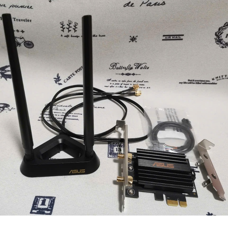 มือสอง - Asus PCE-AX58BT AX มาตรฐาน PCI Express การ์ดเครือข่าย wifi ...