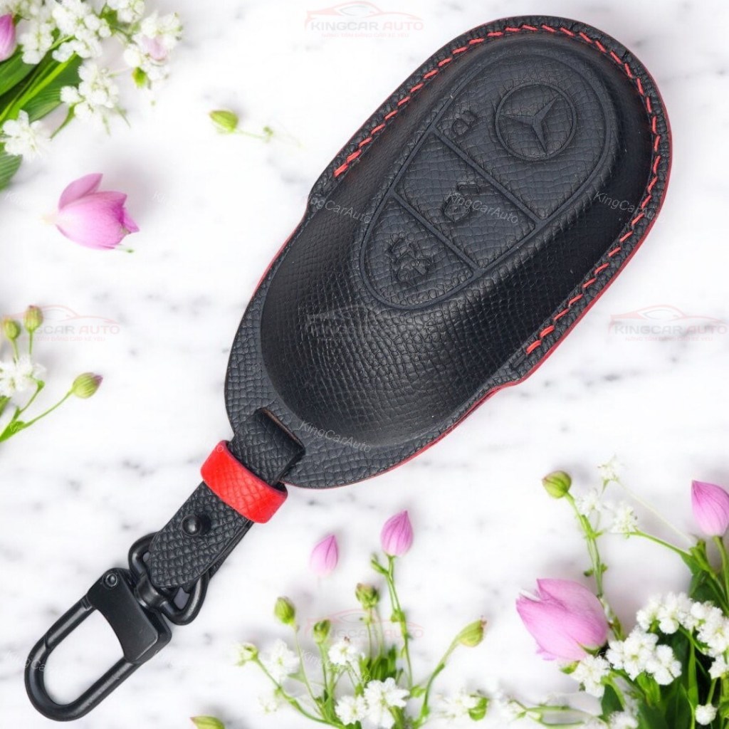เคสกุญแจ 224 Black-Red-Mercedes GLC Key Case | Shopee Thailand