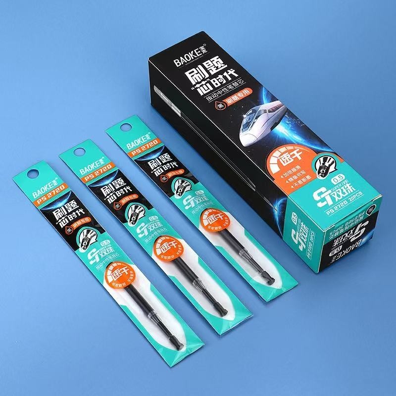 St 0.5mm PS2720 Baoke Press Nib Gel Pen Refill - เนียนสุด ๆ เมื่อ ...