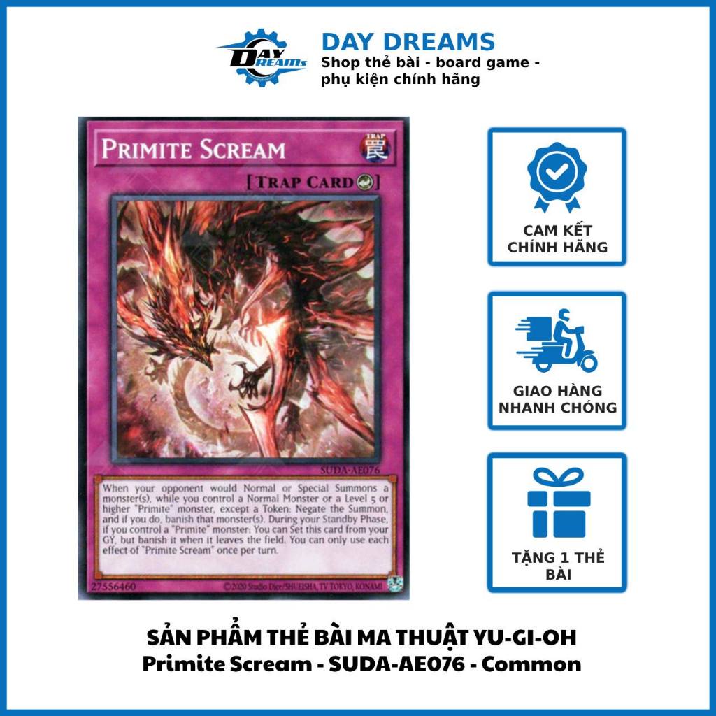 การ์ด YUGIOH ของแท้: Primite Scream - SUDA-AE076 - ทั่วไป | Shopee Thailand