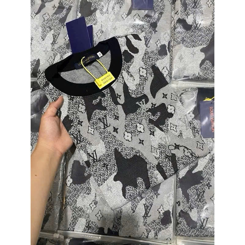 LV MonoGram 06 เสื้อยืดคุณภาพสูง VNXK หรูหรา Unisex Form Full Tag ...