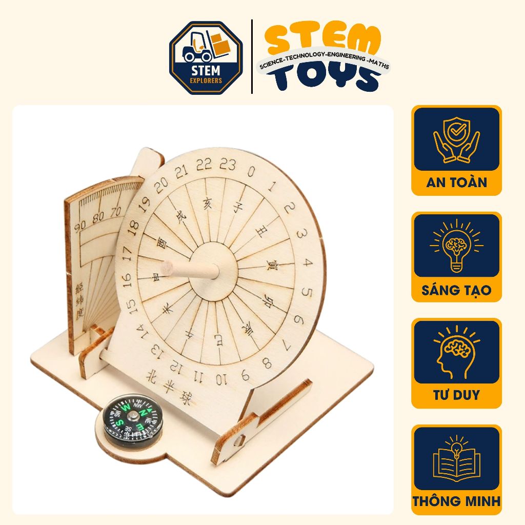 STEM - SUNDIAL SOLAR WATCH MODEL | Shopee Thailand
