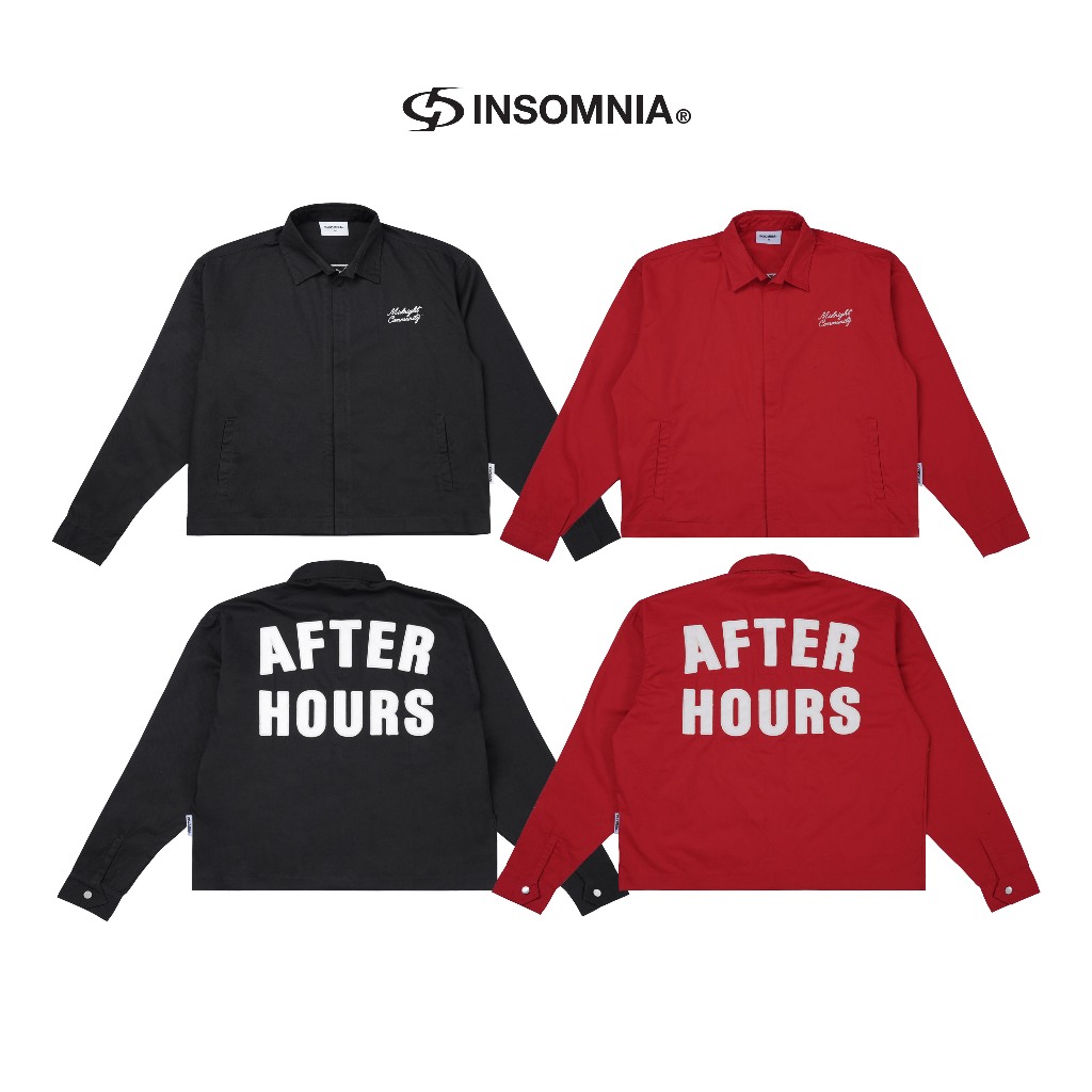 หลังจากชั่วโมงปัก Boxy Form Jacket INSOMNIA Unisex - TS043 | Shopee ...