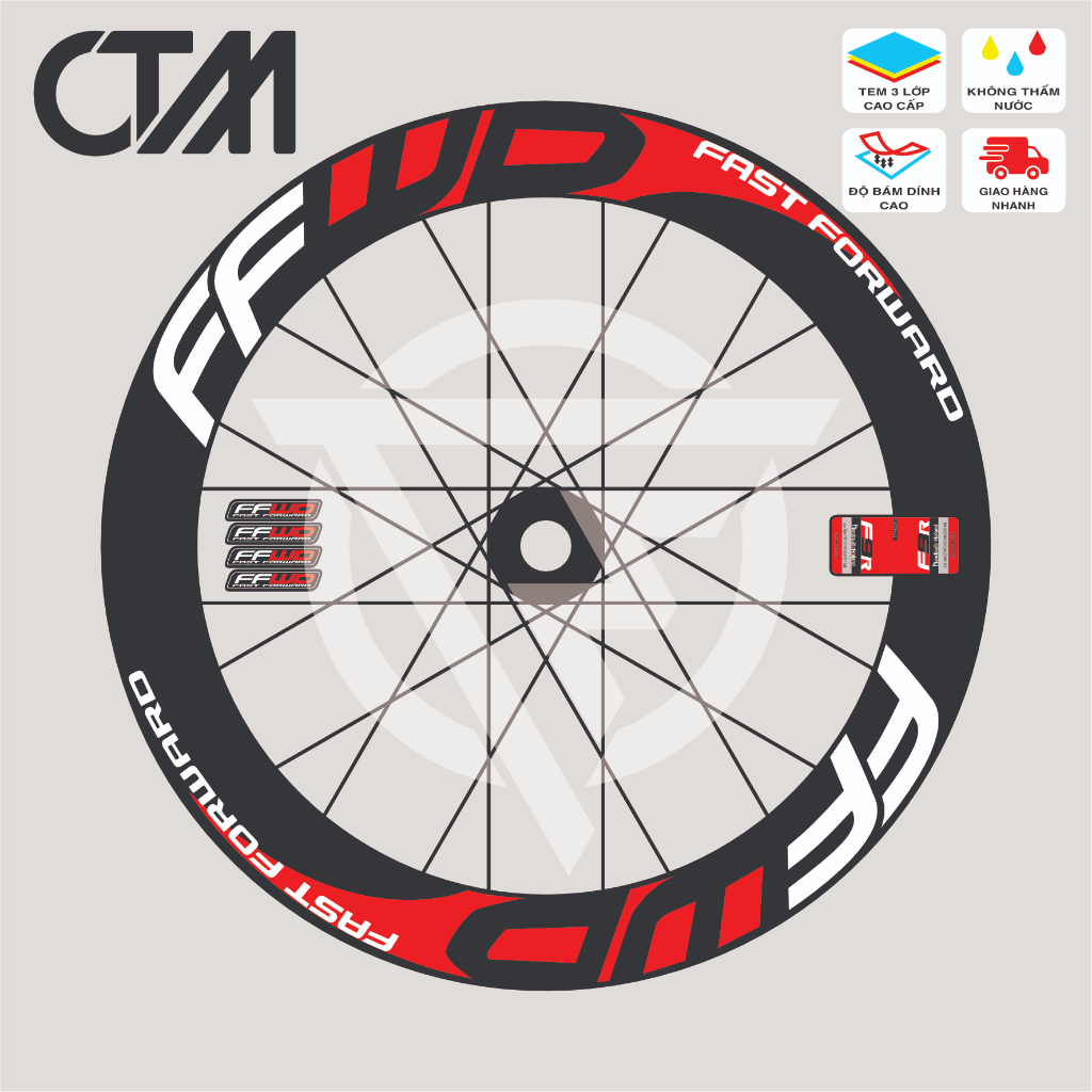 FFWD 700คแสตมป์ขอบล้อทนต่อการจางหาย,กันน้ํา | Shopee Thailand