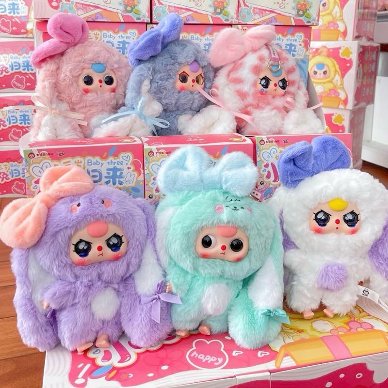 Blindbox Baby Three Rabbits Return - Blind Box ตุ๊กตาหมีสามปี, BB3 ...