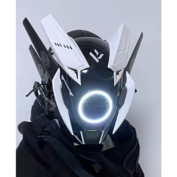 Cyberpunk Glowing CyberMask CS 2077 CS Mask หน้ากากฮาโลวีน Full Face ...