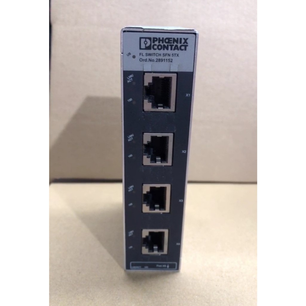 (มือสอง) 5 พอร์ต FL SWITCH SFN 5TX Phoenix Contact อะแดปเตอร์เครือข่าย ...
