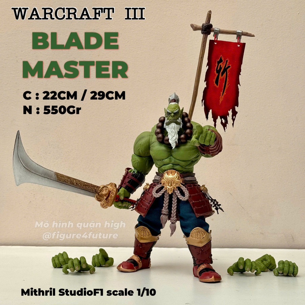 Warcraft 3 Blade Master ข้อต่อเคลื่อนที่รุ่น 22 ซม. / สูง 29 ซม. - รุ่น ...