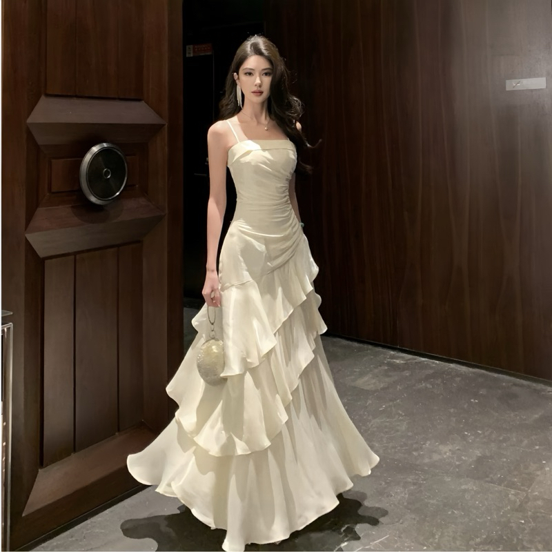 DP1 EXTREMELY BEAUTIFUL 2-Strap, 3-LAYER DRESS สําหรับ GOING OUT, PARTY ...