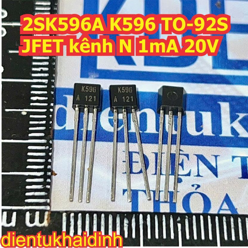 10 ชิ้น 2SK596A K596 A TO-92S N-channel JFET 1mA 20V kde6879 | Shopee ...