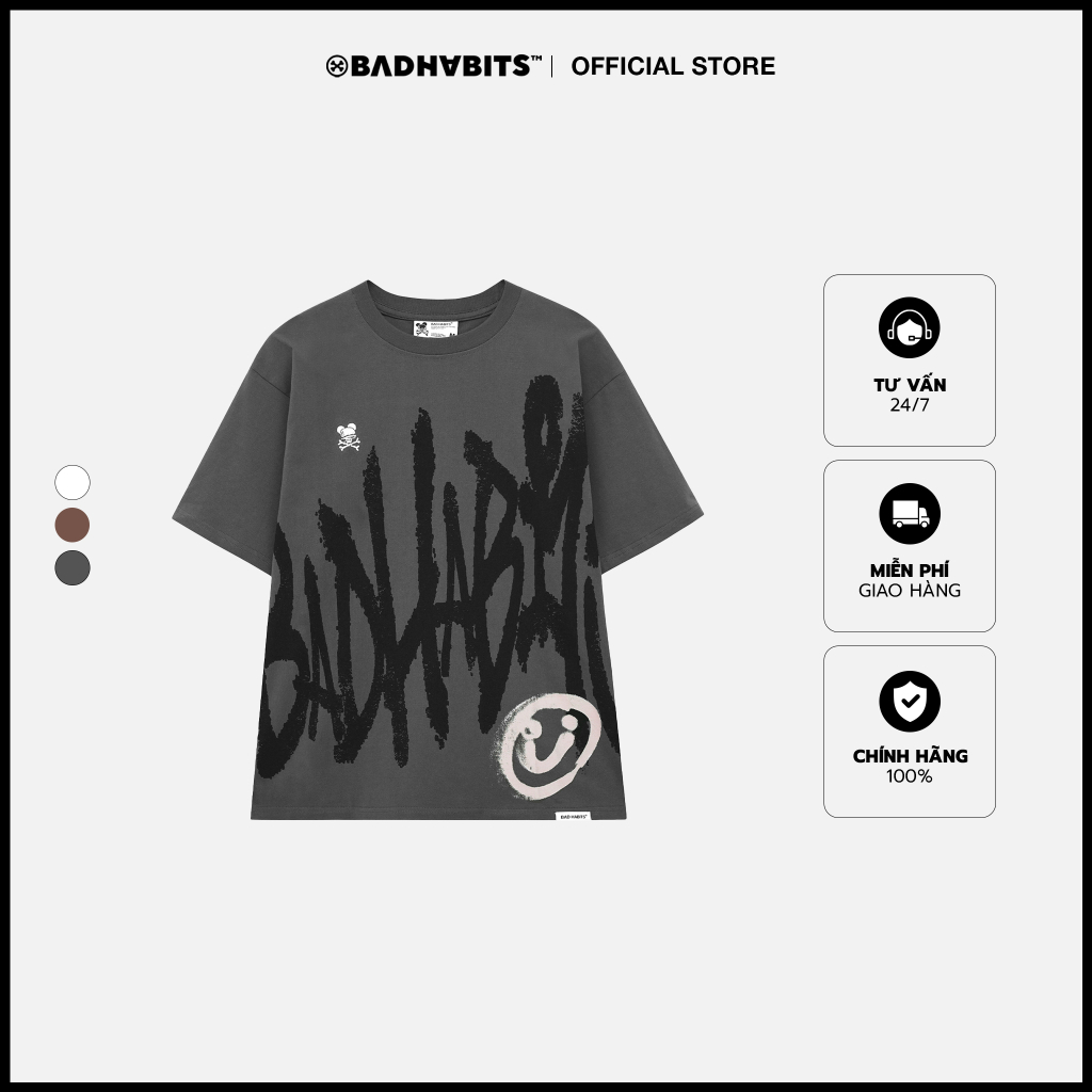 เสื้อยืด Unisex FREEHAND TYPO TEE 100% Cotton - แบรนด์ท้องถิ่นของแท้ ...