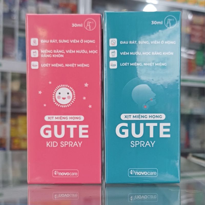 GUTE Spay Mouth and Throat Spray/ GUTE Spay Kid ขวด 30ml | Shopee Thailand