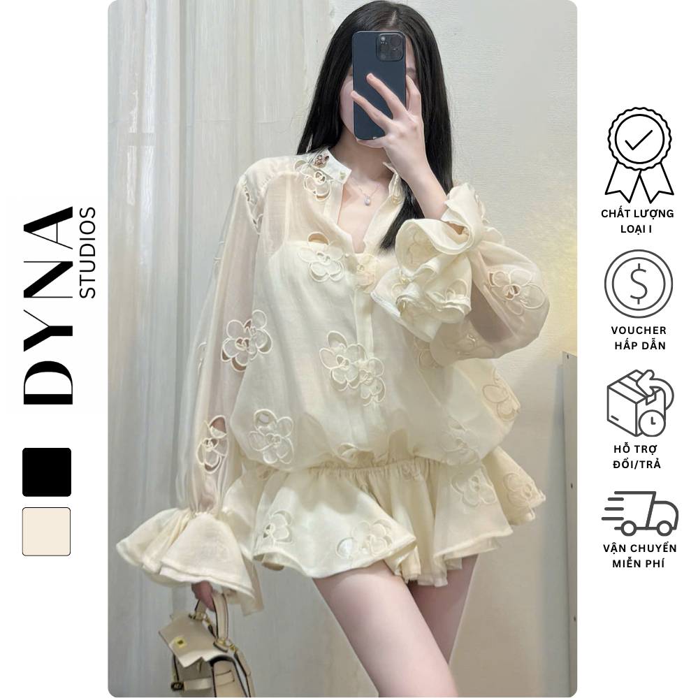 RDY ชุดกระโปรงลายดอกไม้โฟมแขนยาวพร้อมเสื้อท่อนบน 2 ชิ้น และกางเกง ...