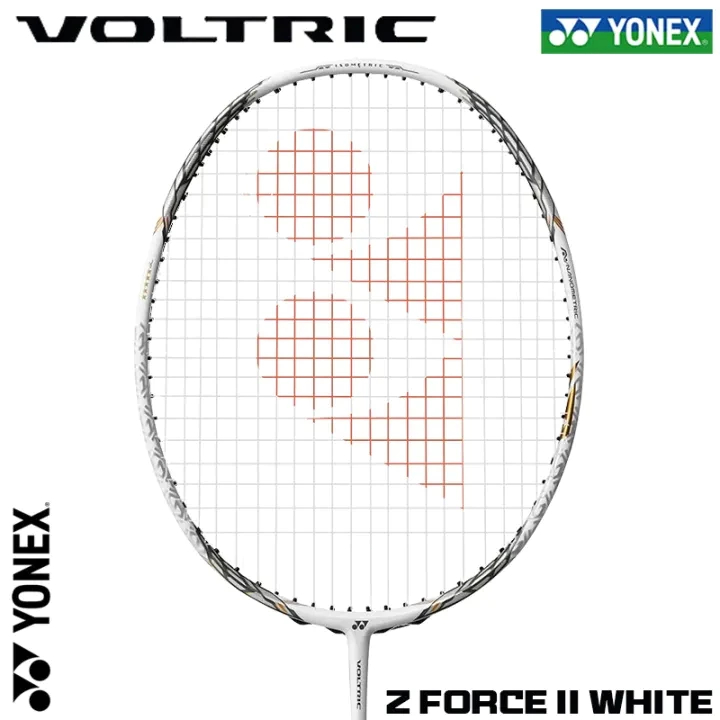 [LOGO PAINTED] ไม้แบดมินตัน YONEX VOLTRIC Z FORCE II สีขาว 11KG Pure ...