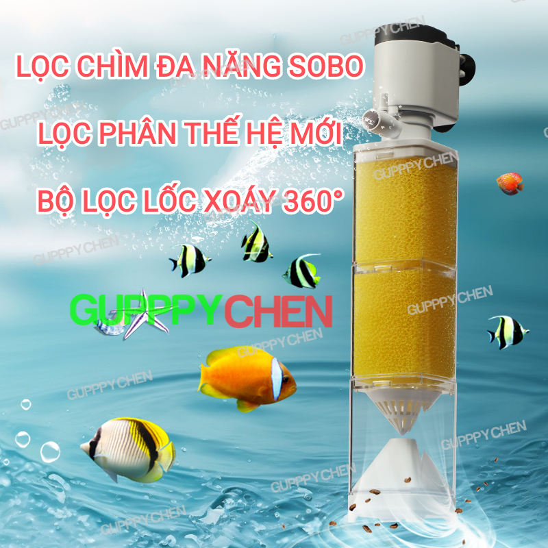 ตัวกรองใต้น้ํา SoBo รุ่นใหม่ 360 หมุน - AQ-6000F AQ-6100F AQ-6200F AQ-6300F สําหรับตู้ปลา ...