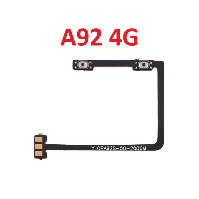 Oppo A92 4G CPH2059 ชิ้นส่วนอะไหล่สายไฟขึ้นและลงระดับเสียง | Shopee ...