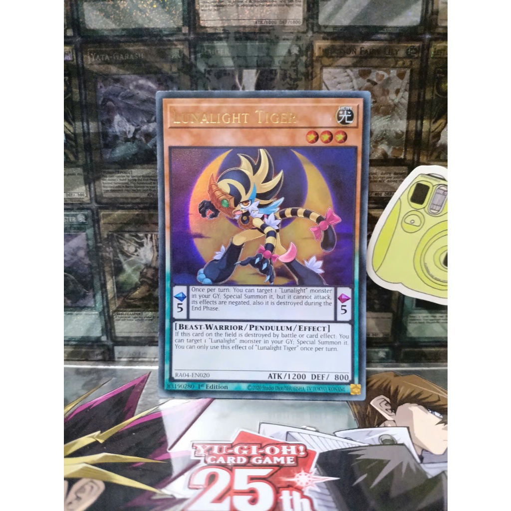[ Do Lac Yugioh ] Yugioh Pen Lunalight Tiger Card - RA04-EN020 - Ultra ...