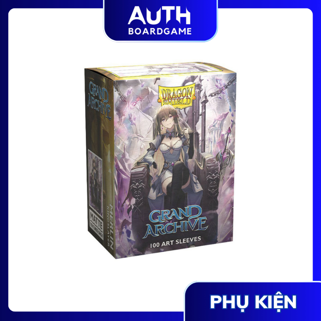 Dragon Shield Sleeves – Grand Archive - Merlin, Kingslayer - Matte Art Sleeves | Shopee Thailand