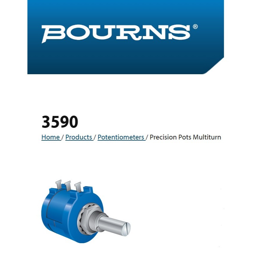 BOURNS 3590S-2-103L potentiometer - สินค้า BOURNS ของแท้ - ผลิตใน ...