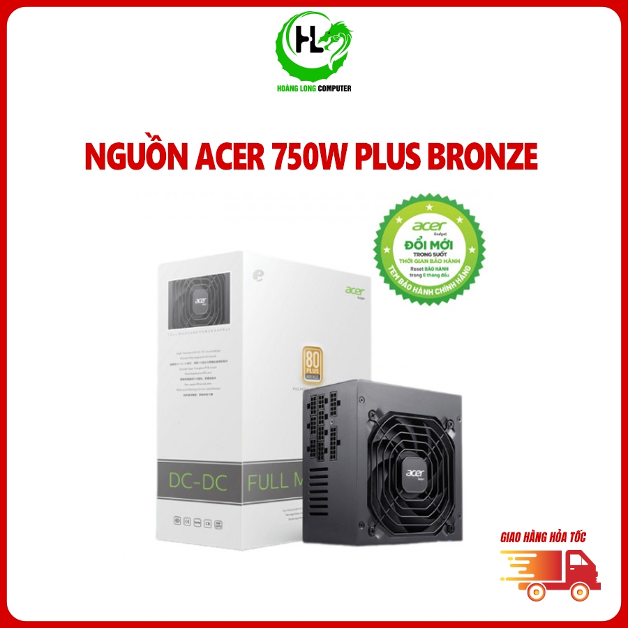 Acer AC750 FR 750W, 1000W, 550W PCIE 5.0 Full Modular 750 Plus Bronze ...