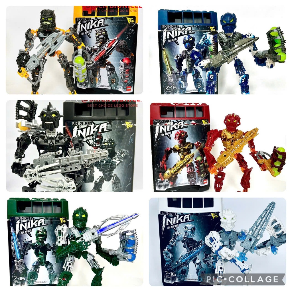 LEGO BIONICLE SG TH PH MA - LEGO BIONICLE INIKA ASSEMBLY TOY - 8727 ...