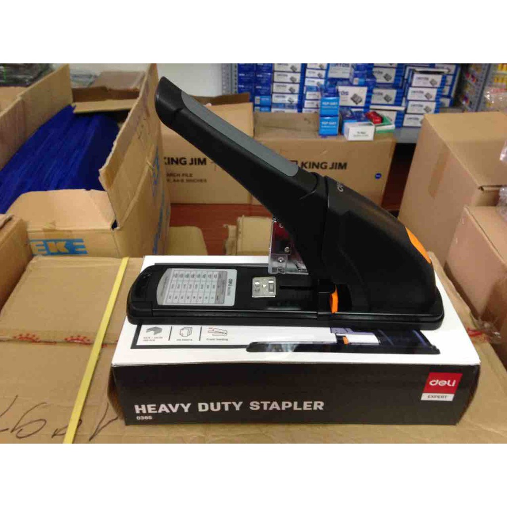DELI 0395 DIGITAL Stapler - MAXIMUM CLICK 240 แผ่น | Shopee Thailand