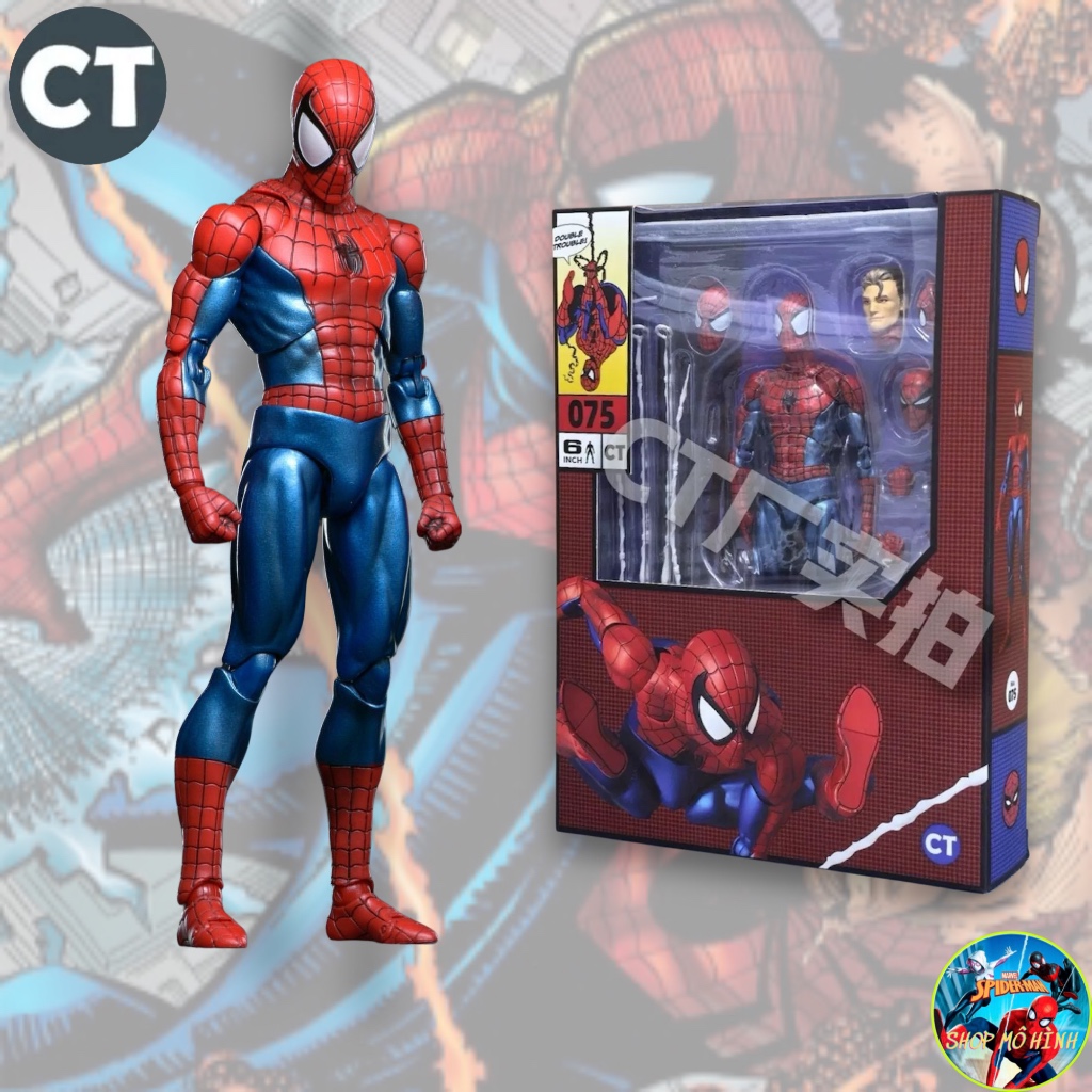 CT Spider Man 075 Model - ยี่ห้อ Mafex spiderman 075 CT Toys | Shopee ...