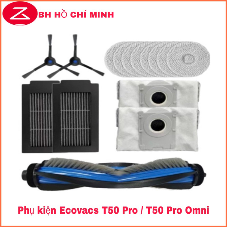 อุปกรณ์เสริมเครื่องดูดฝุ่นหุ่นยนต์ Ecovacs T50 Pro Omni / T50 Pro ...