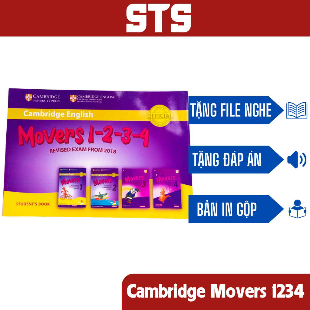หนังสือ - Cambridge Movers พิมพ์ด้วยกัน 1234 | Shopee Thailand