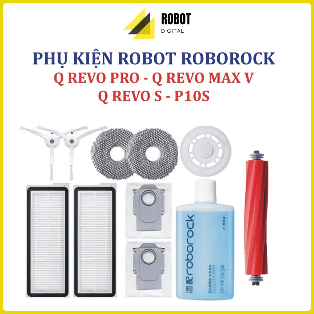 Roborock Q Revo S / Q Revo Pro / MaxV / P10S อุปกรณ์เสริมทดแทน - แปรง ...