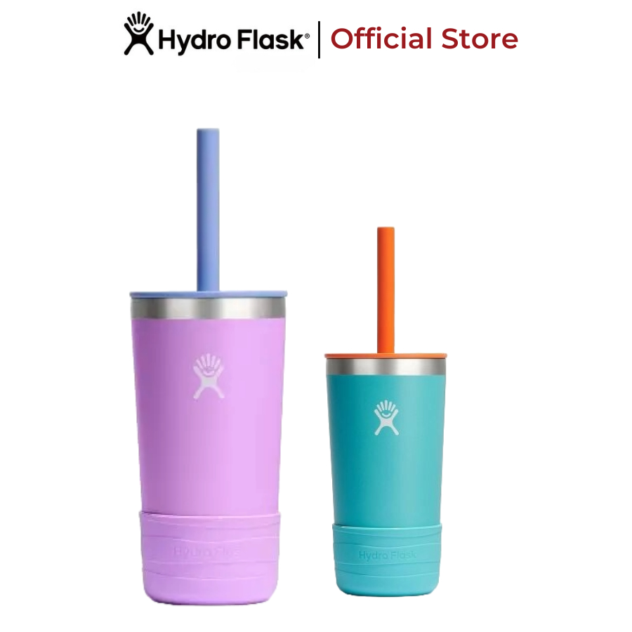 Hydro Flask Kids Tumbler พร้อมหลอดและ Boot Anemone 12 oz 355ml - ของแท้ | Shopee Thailand