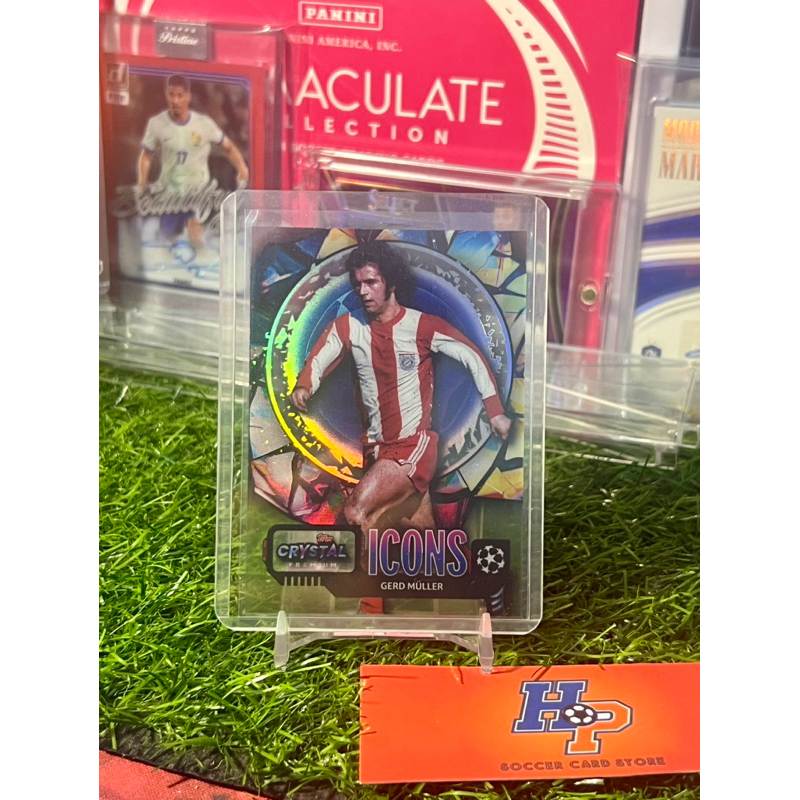 Germ Muller Icons Topps Crystal UCL 2023/24 การ์ดฟุตบอล | Shopee Thailand